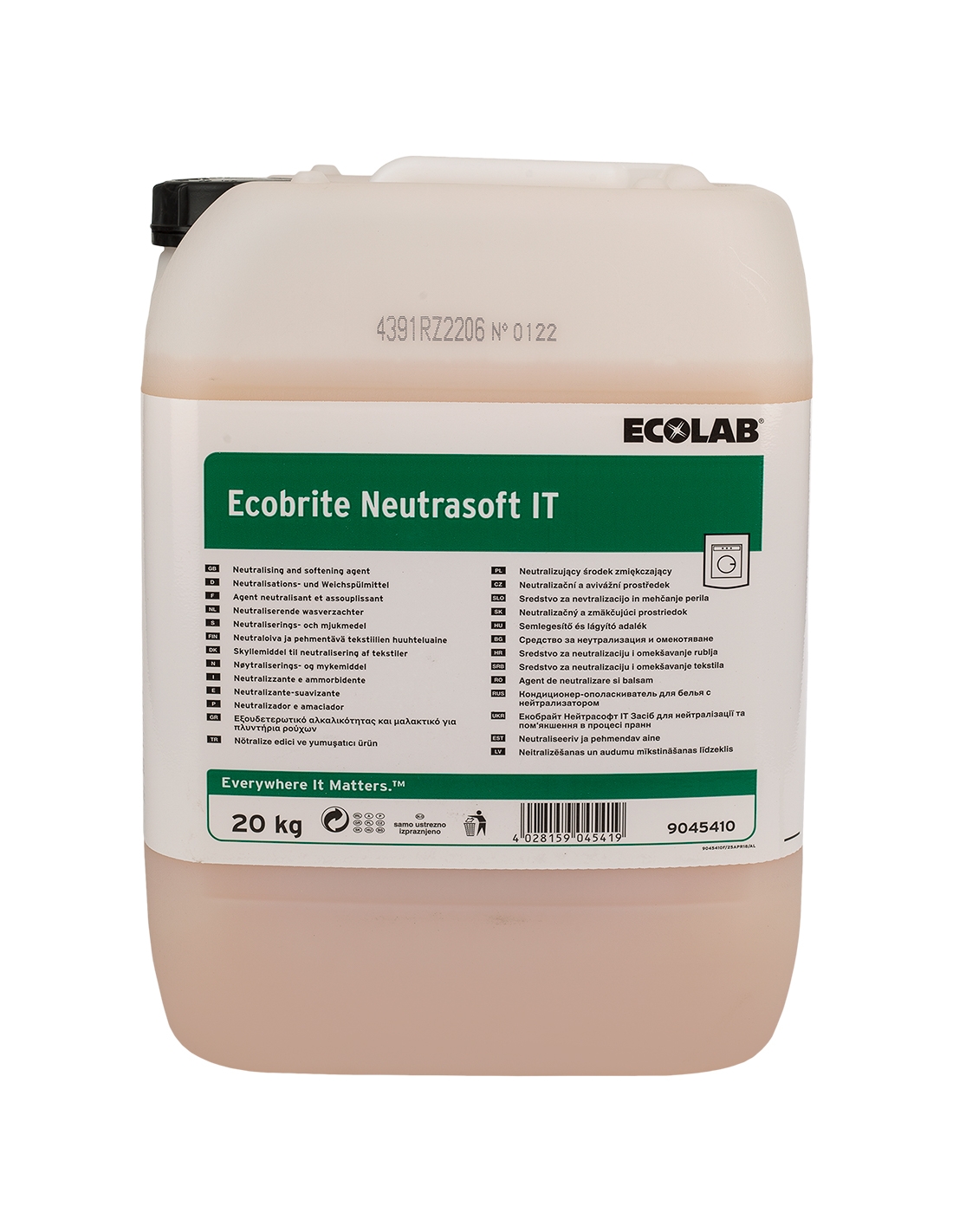 ECOBRITE NEUTRASOFT IT 20 KG.