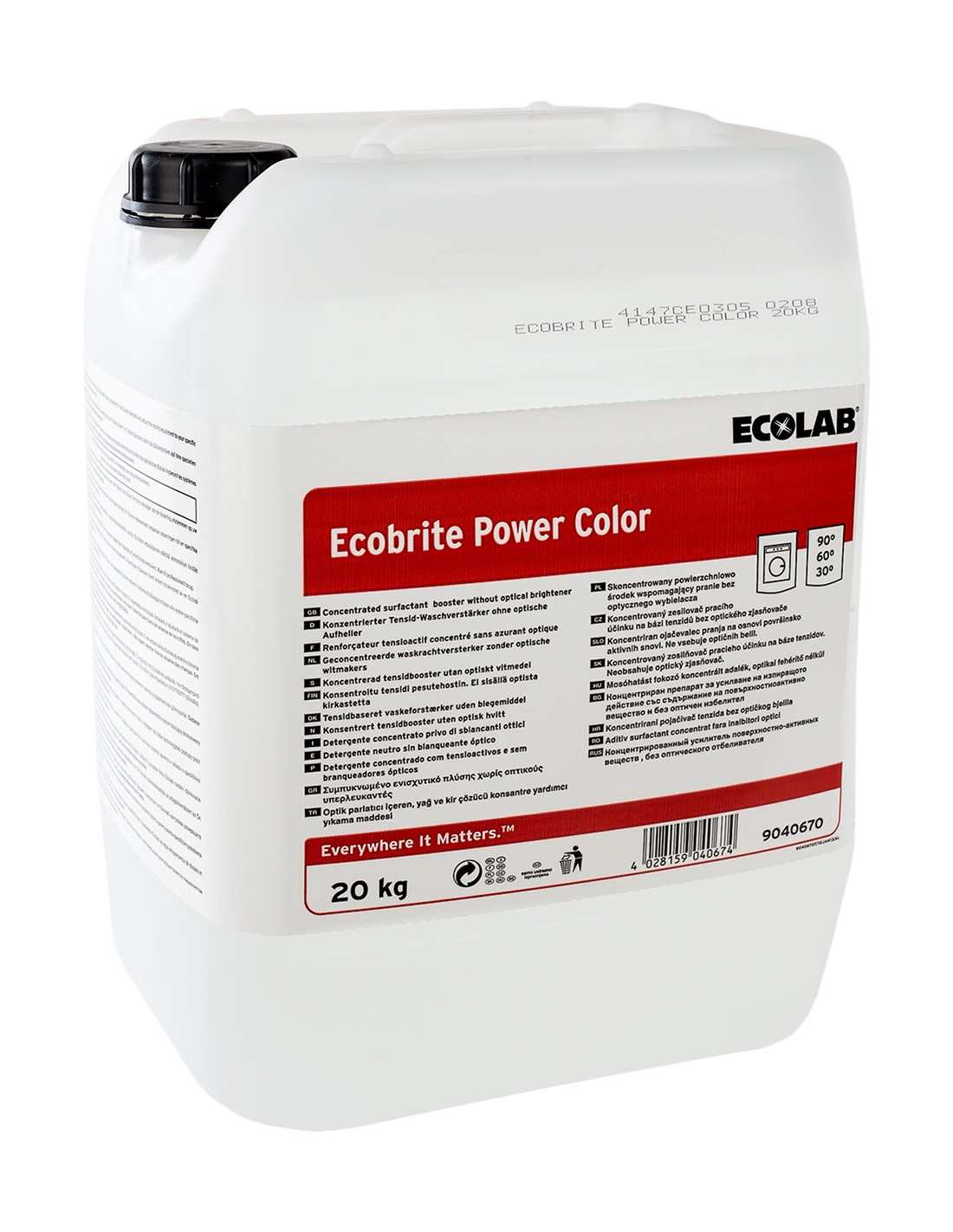 ECOBRITE POWER COLOR 20 KG.