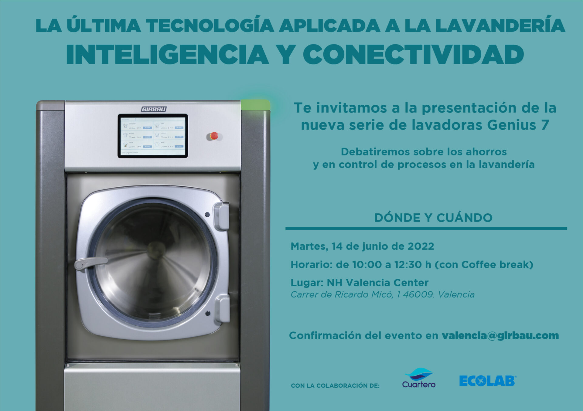 Grupo Cuartero presenta Genius, una nueva serie de lavadoras ...